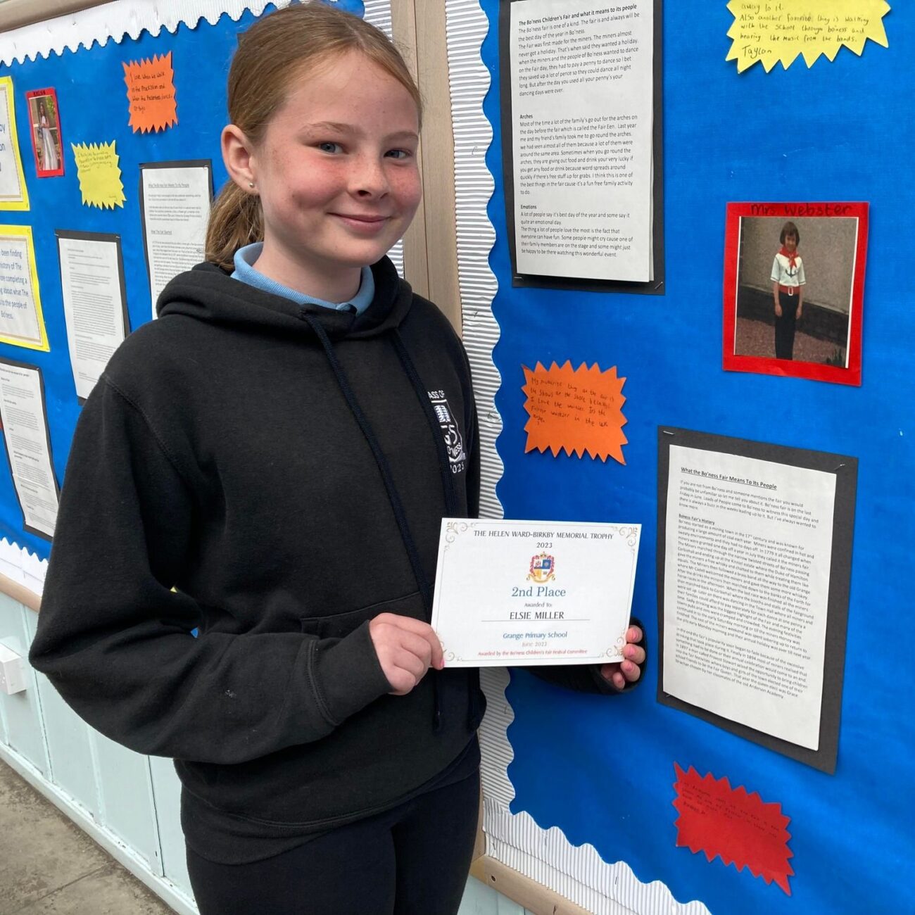 Helen Ward – Birkby Memorial Cup – Bo'ness Fair Day